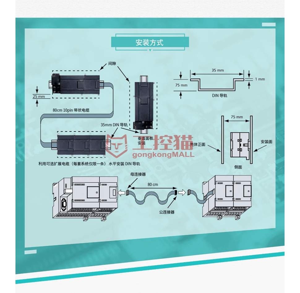 S7-200 CN 模拟量输入EM231-工控猫