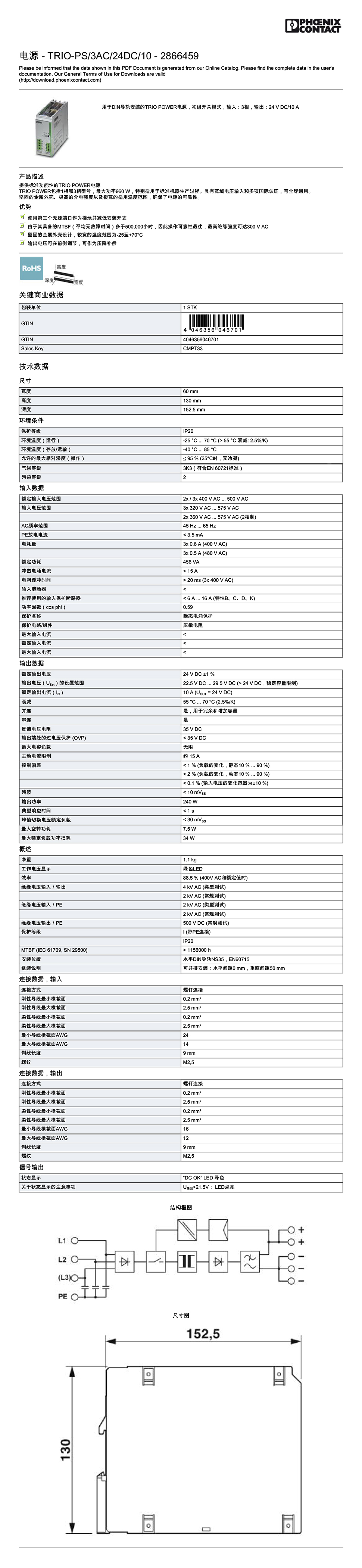 TRIO 开关电源-工控猫