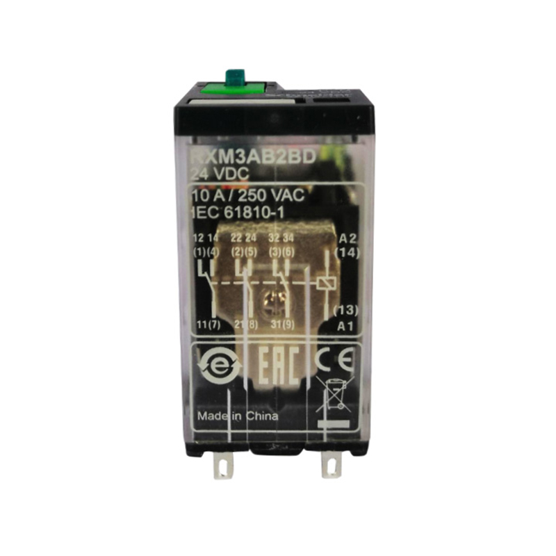 RXM*A插拔式中间继电器-带锁定测试按钮-工控猫